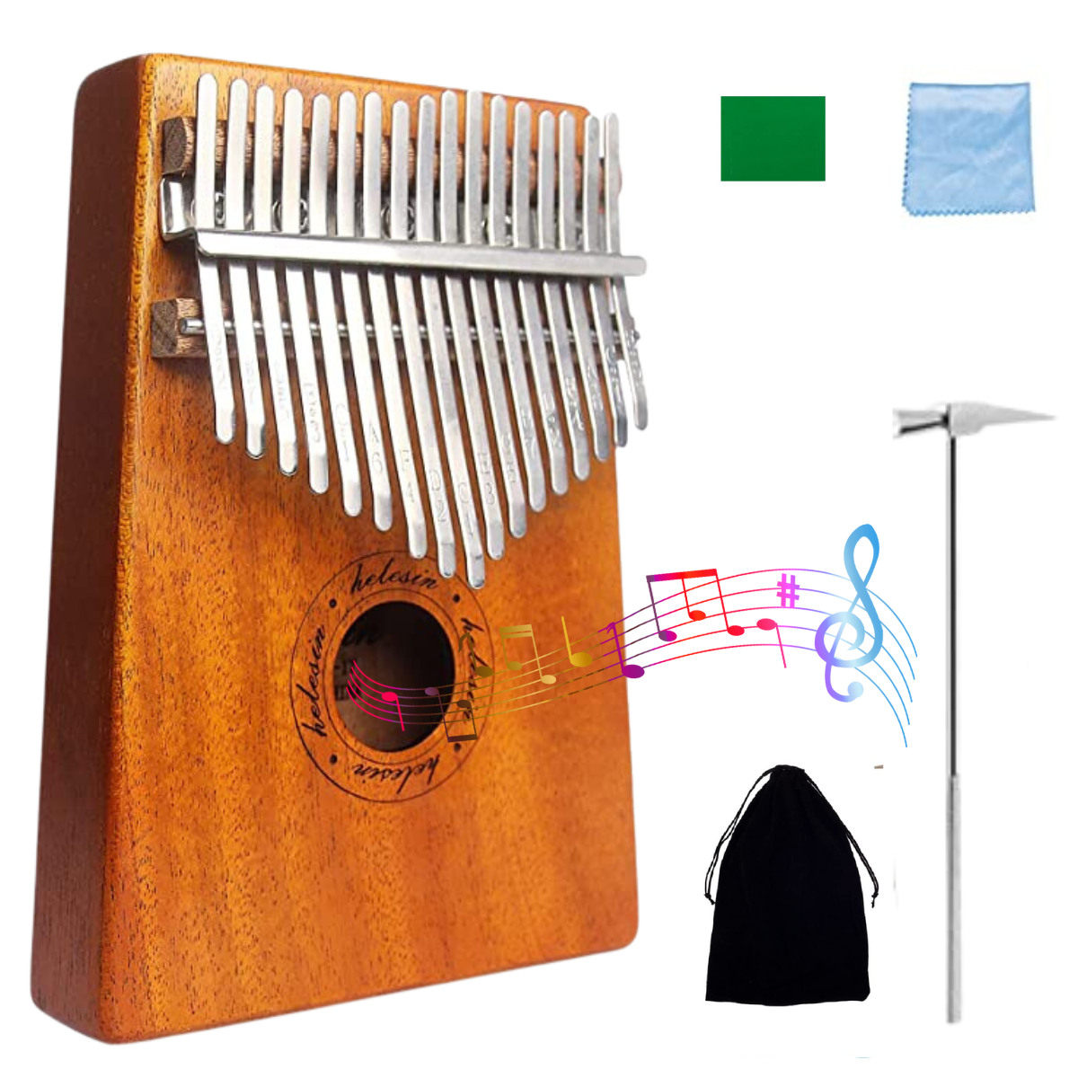Kalimba Instrumento Musical De Madera. - Linea Sport