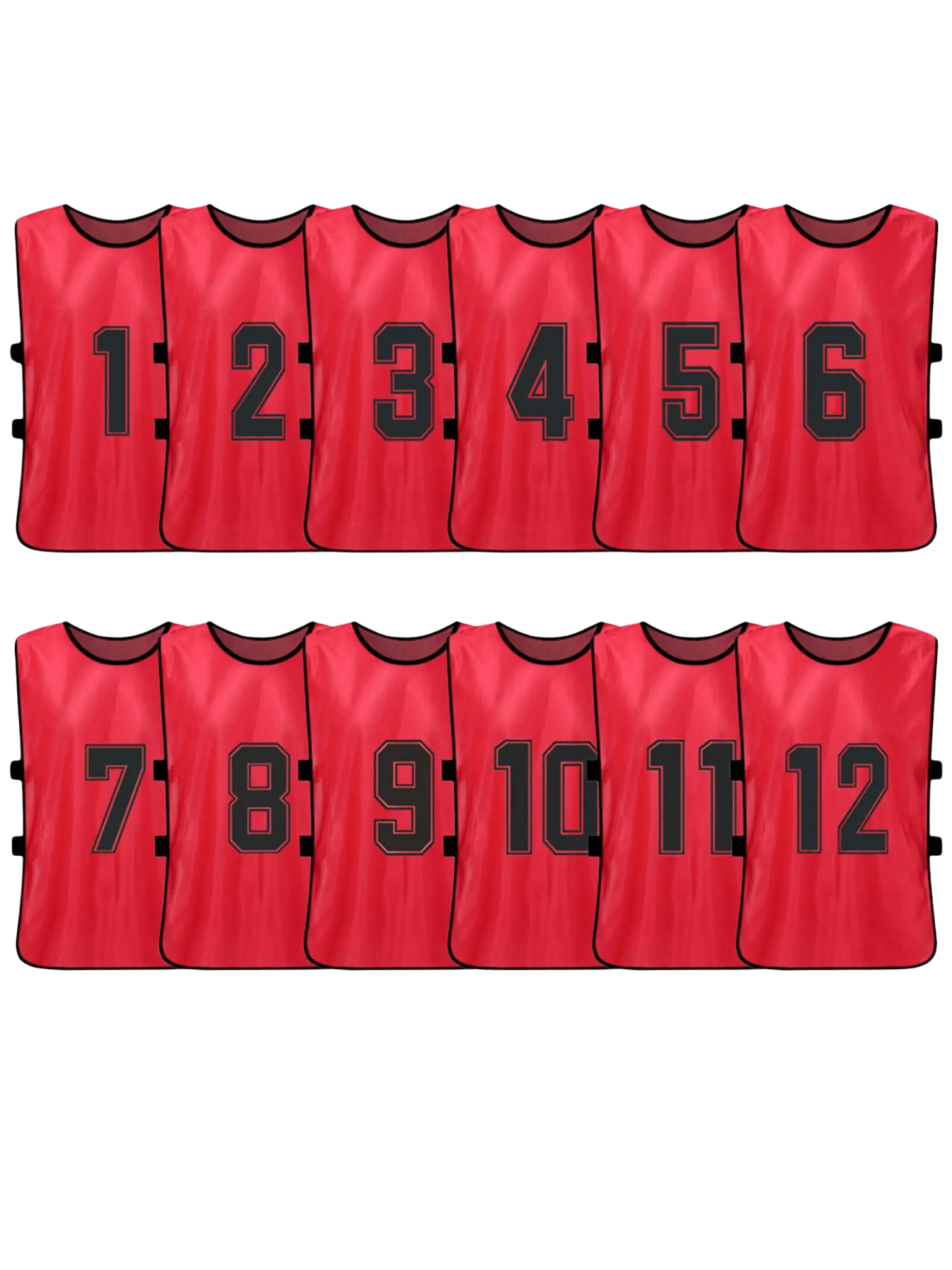 Petos Deportivo Para Niños Numérico Del 1 Al 12 Chaleco - Linea Sport