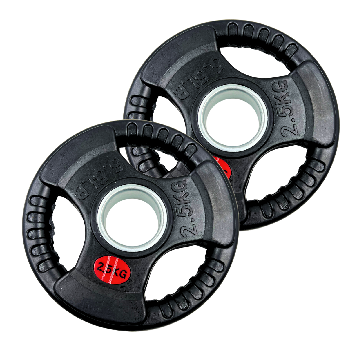 Par De Discos Olímpico De 2.5 kg c/u Total 5kg con Agarre Engomado ...