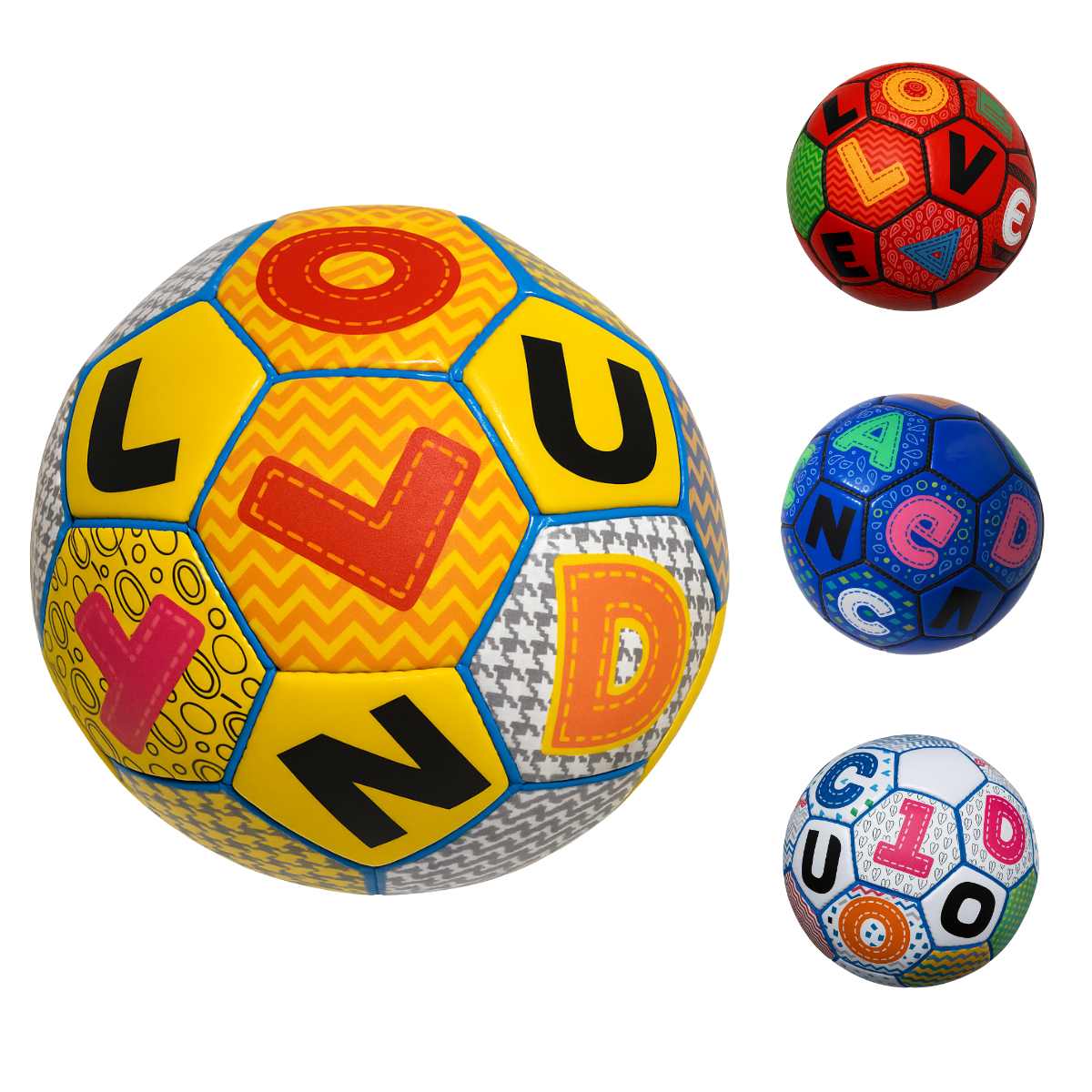 Balón de Fútbol N°2 en Diseños Variados para Jugar y Entrenar - Linea Sport