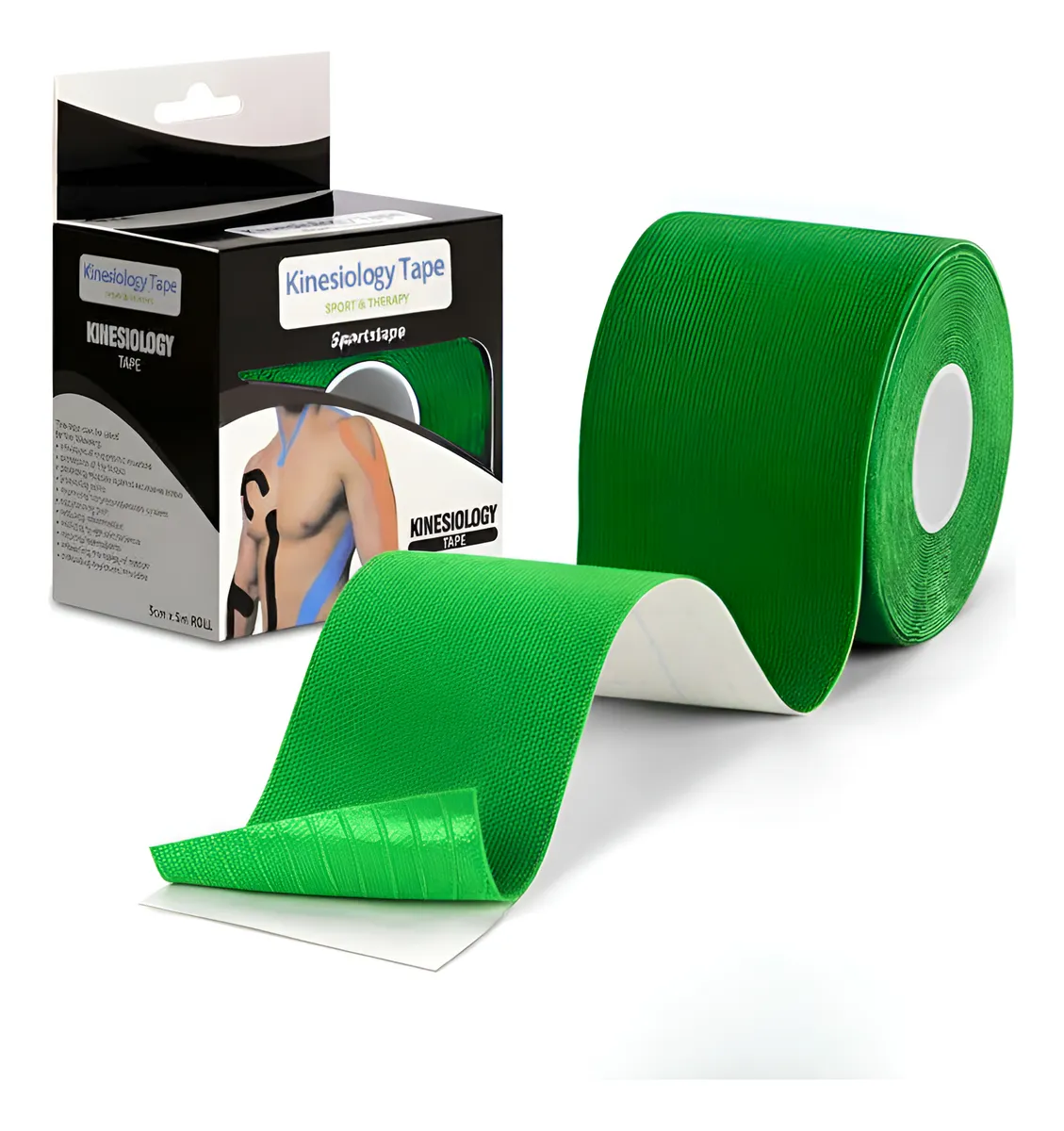 Cinta Kinesiológica Deportiva Adhesiva Terapéutica 5m X 5cm - Linea Sport