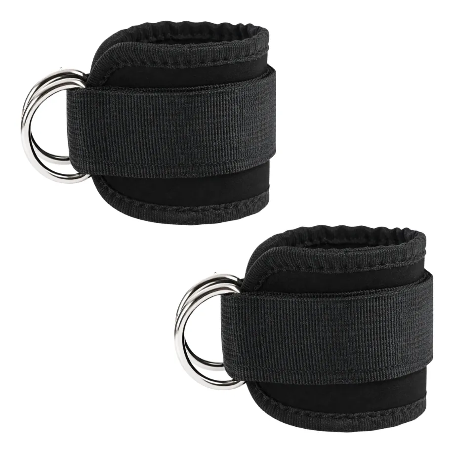 Par Correa Tobillera Ajustable Para Polea Bandas Con Argolla - Linea Sport